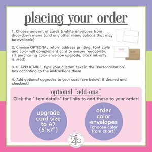 Orange Note Cards, Clementine Thank You Notes, Citrus Fruit, Little ...