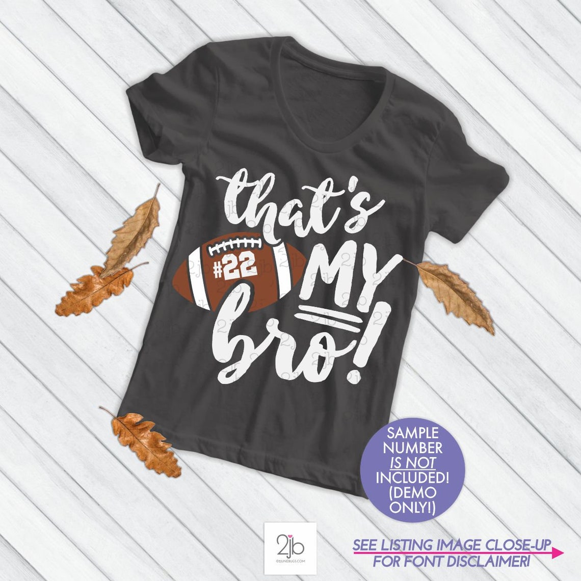 Football SVG That's My BRO SVG Football Bro Svg - Etsy