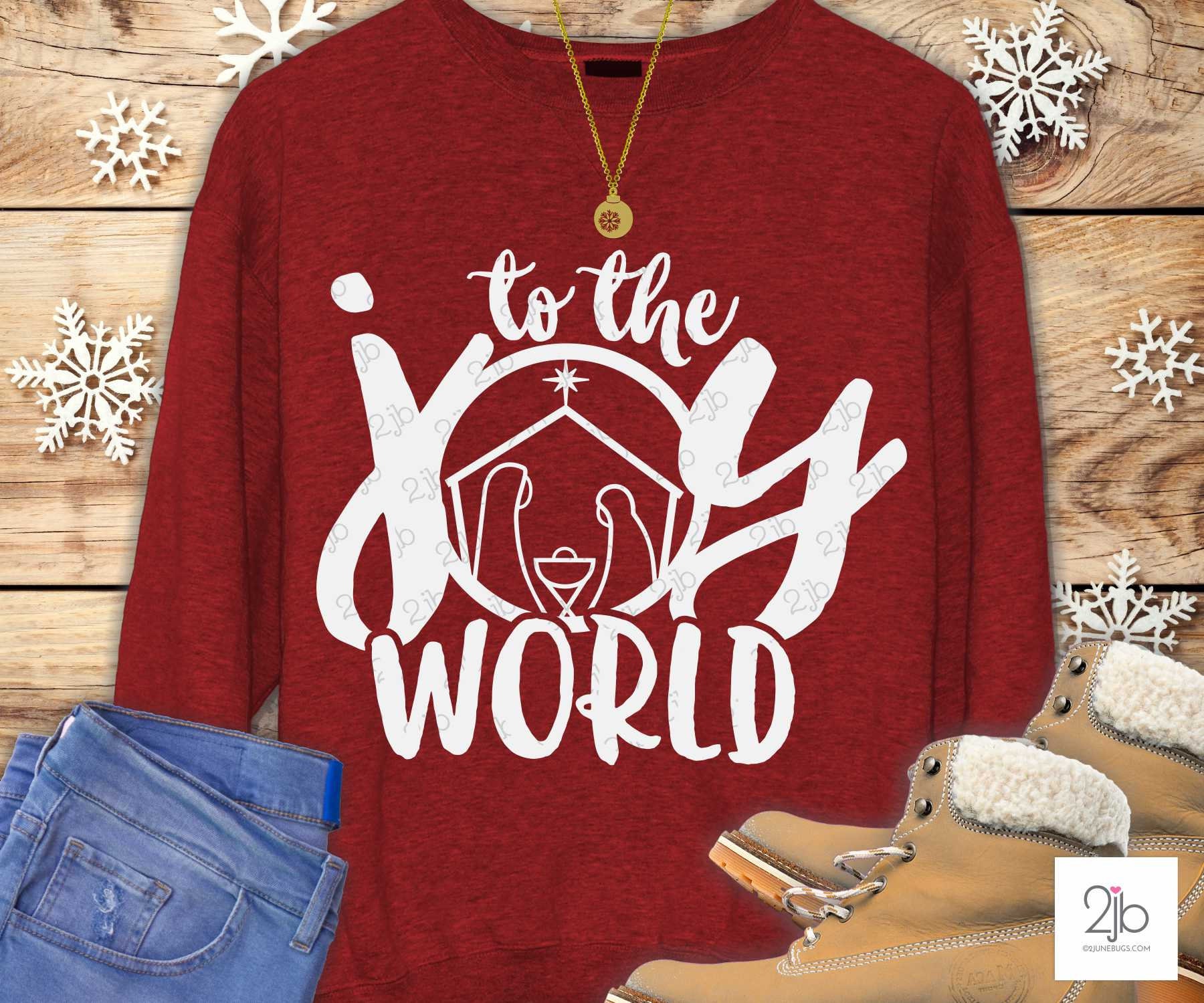 Christmas SVG Nativity Svg Joy to the World Svg Christian | Etsy