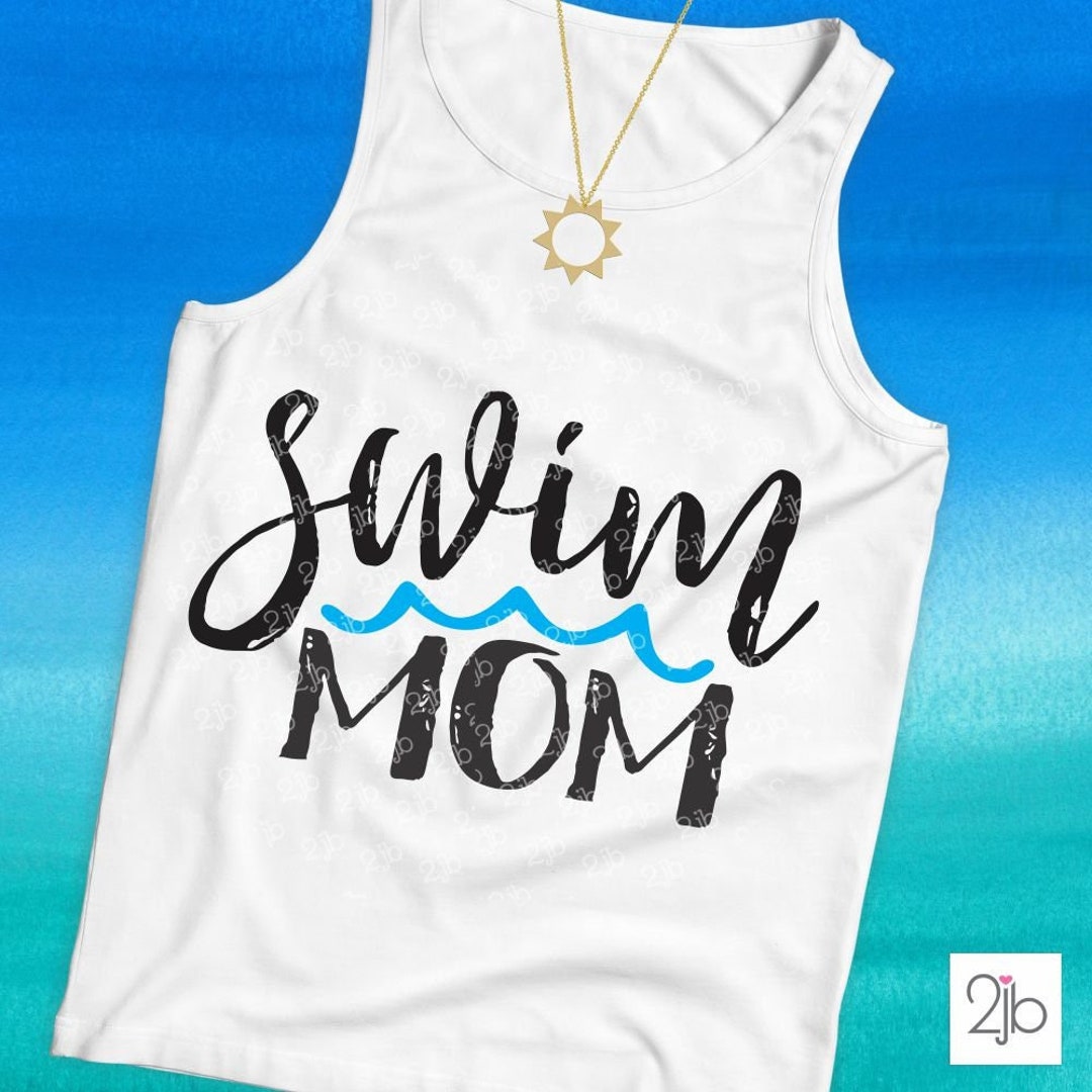 Swim Mom Svg swim mama svg equipe de natação mom arquivo de corte para ...