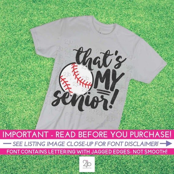Baseball SVG That's My Senior SVG Baseball Mom Svg - Etsy