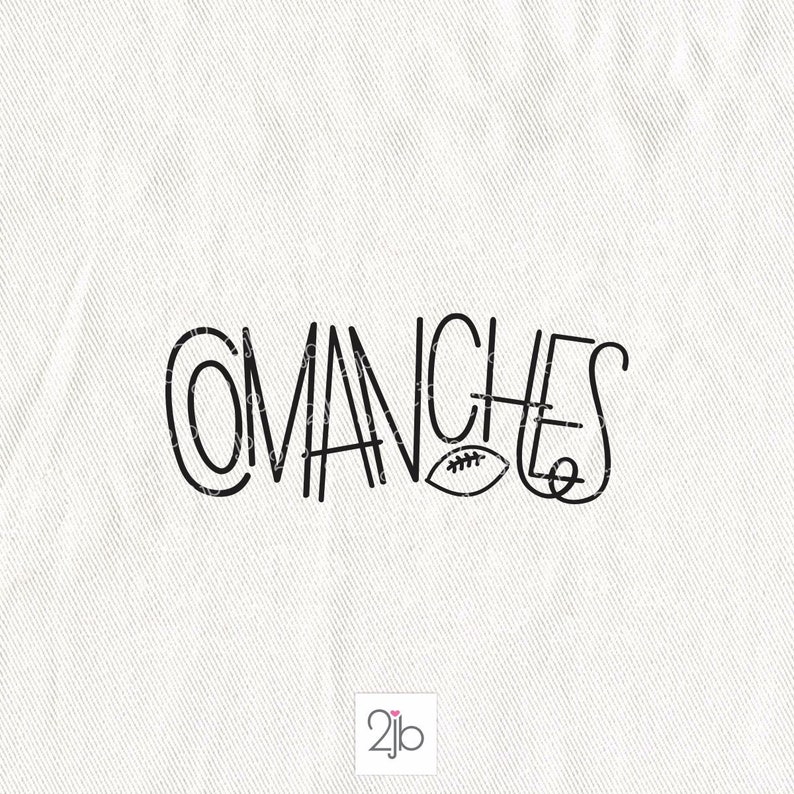 Comanches Football SVG Comanches SVG Comanche Football SVG - Etsy