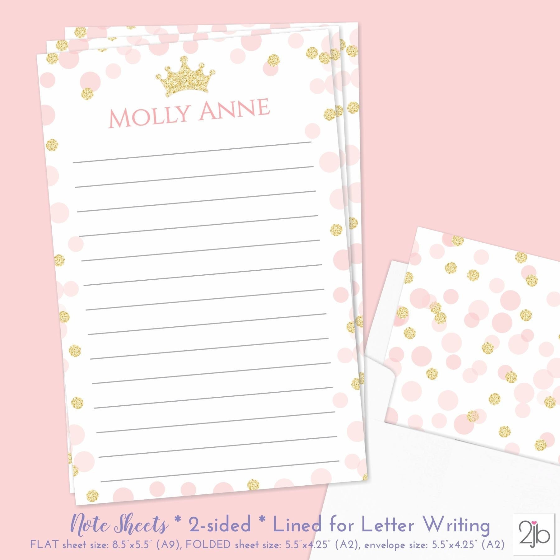 Princess Writing Paper All