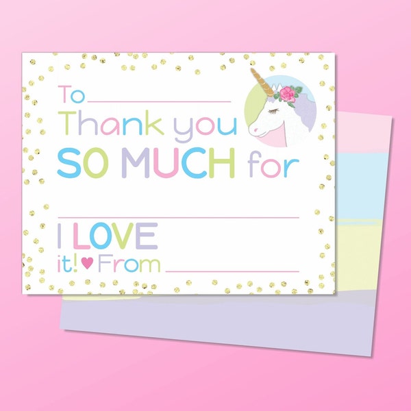 Kids Thank You Cards - Etsy