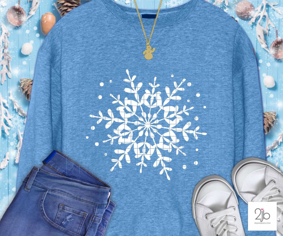 Snowflake Svg, Snowflakes Svg, Christmas Svg, Christmas Shirt Design ...