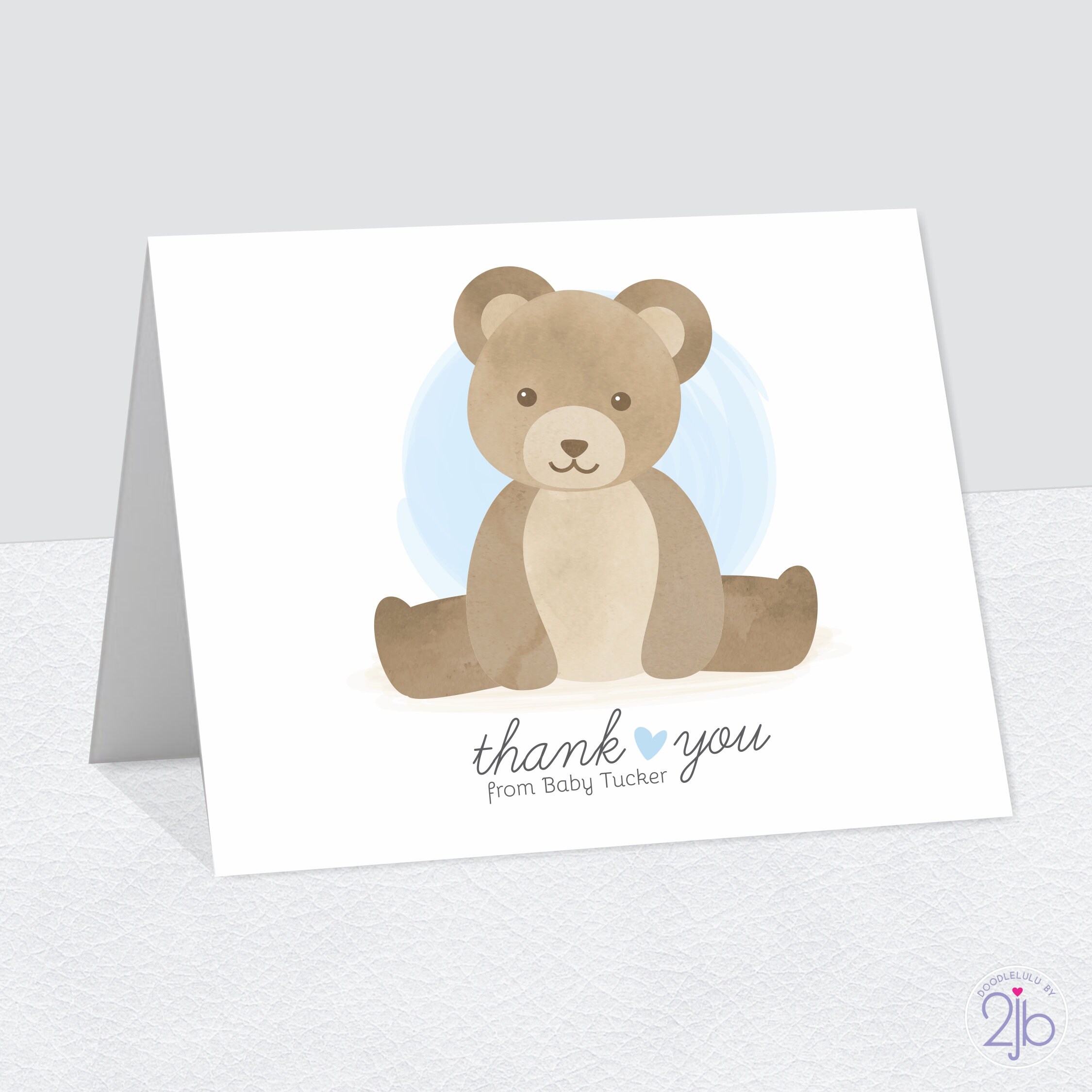 Baby Boy Thank You Cards for Baby Shower Thank You Cards With Envelopes ...