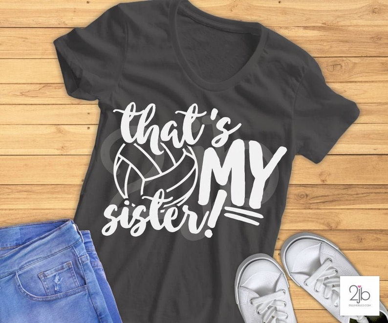 Volleyball Svg Thats My Sister Svg Volleyball Sister Etsy Canada
