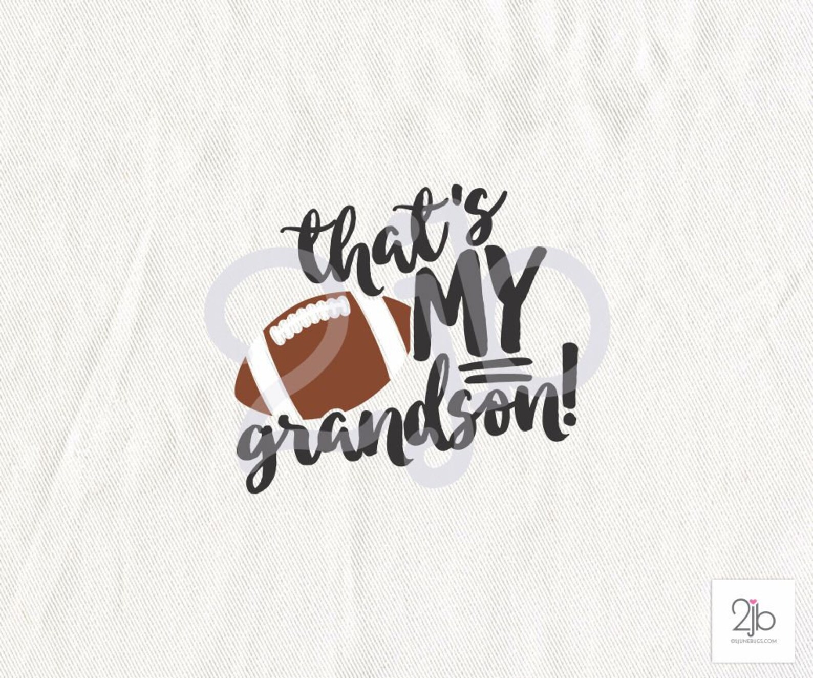 Football SVG That's My Grandson SVG Football - Etsy Canada