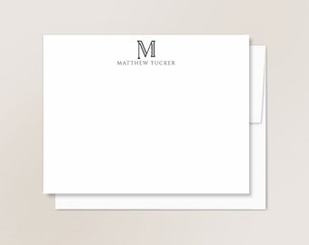 Family Note Cards and Envelopes Stationery Set, Personalized With ...