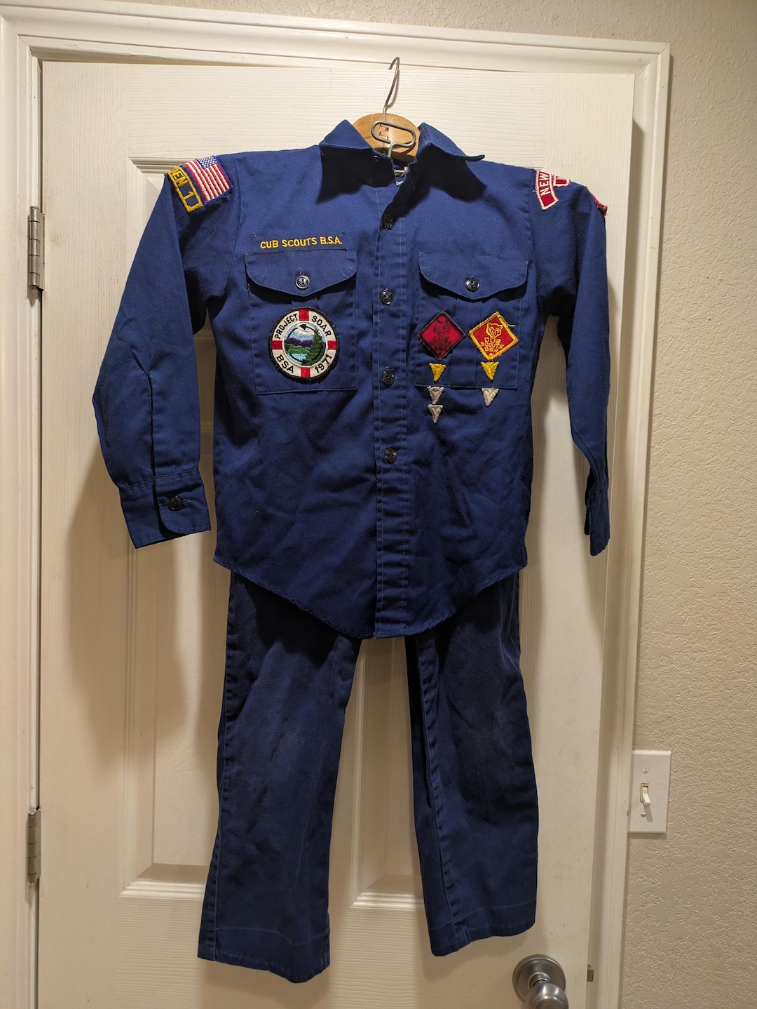Vintage 1971 Cub Scout Uniform Size 12 - Etsy