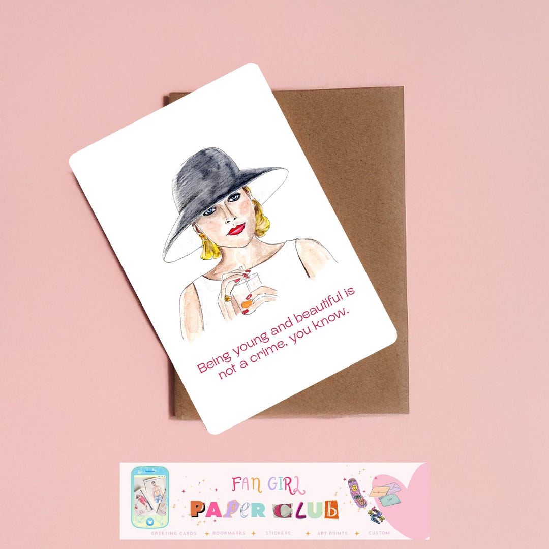 Meredith Blake the Parent Trap Movie Birthday Greeting Card, 2000 Pop ...