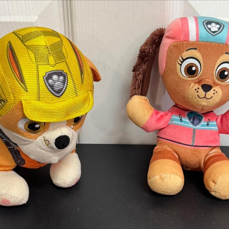 Paw Patrol Rubble Plush - Etsy
