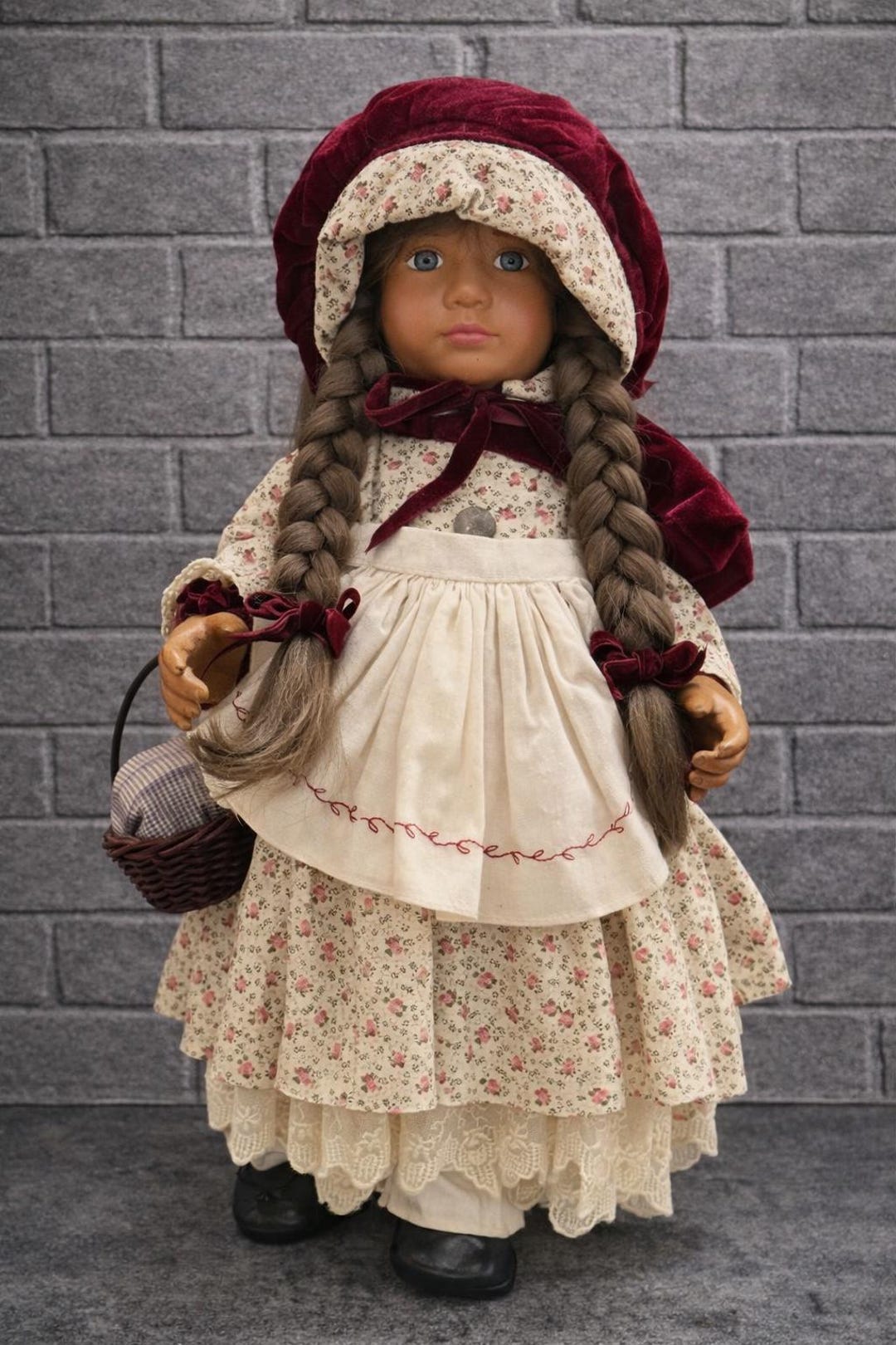 1991 Hamilton Collection “gretchen” Porcelain Doll Vintage Collectible ...