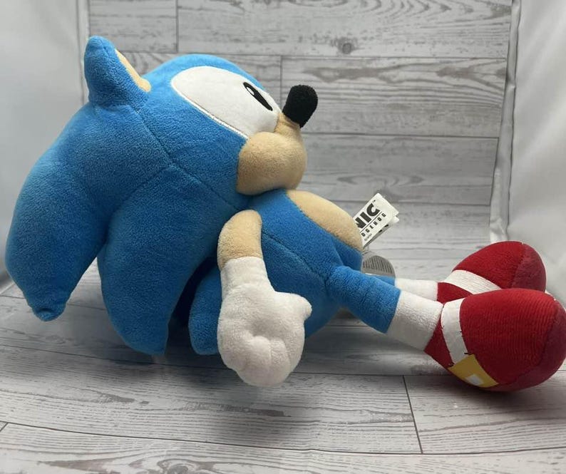 Vintage Sonic the Hedgehog Plush, Sega Stuffed Animal Plush - Etsy