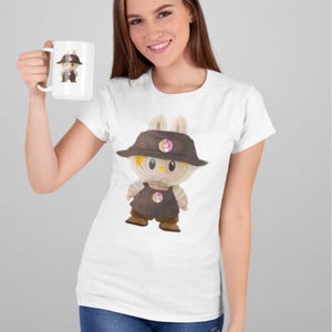 Labubu Dunkin Outfit PNG | Cute Coffee Character Clipart | Kawaii ...