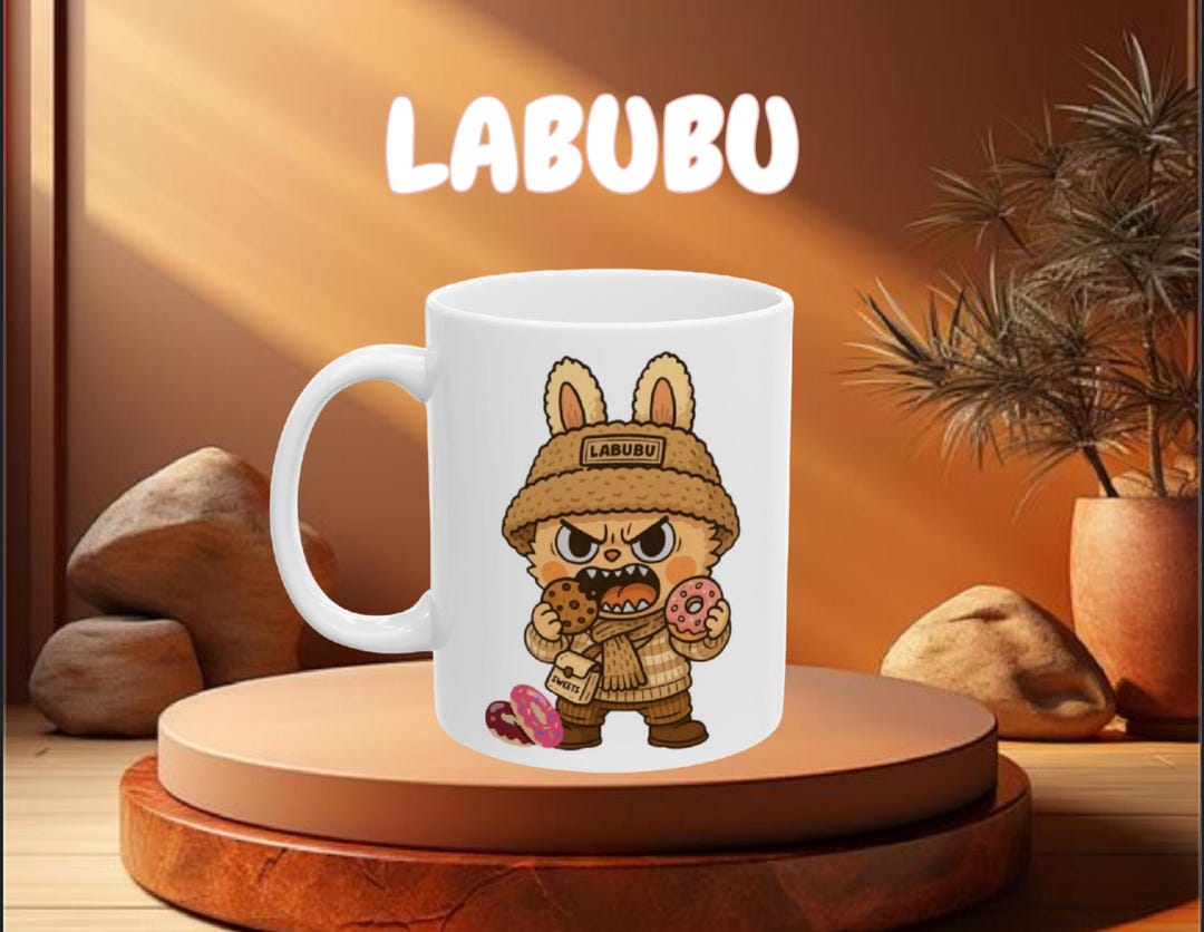 Cute Labubu Mug Labubu Graphic Mug Labubu Monster Mug, Collectables Mug ...