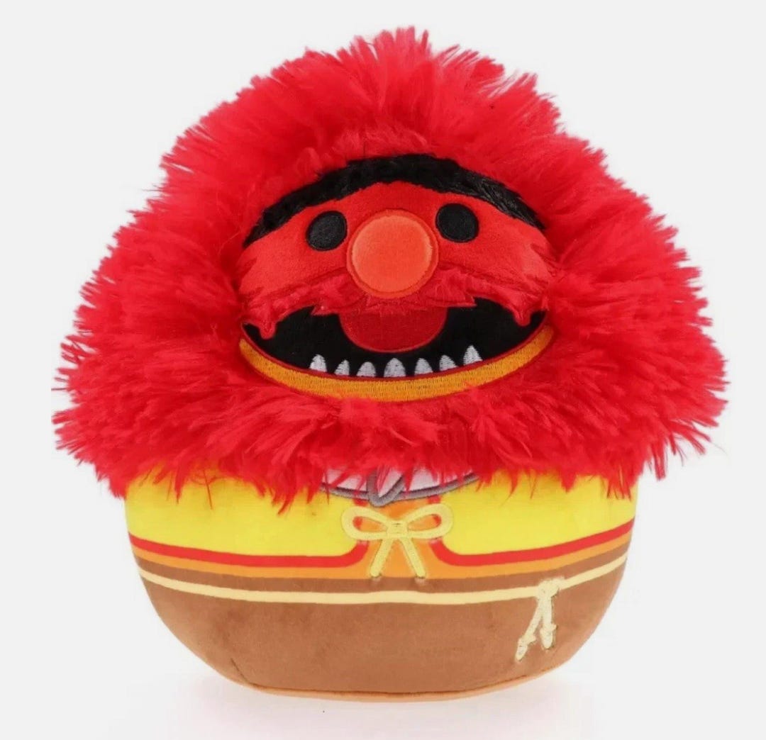 Animal Muppets Plush: Jumbo Red Hair Pillow, Squishmallow Style Plush ...
