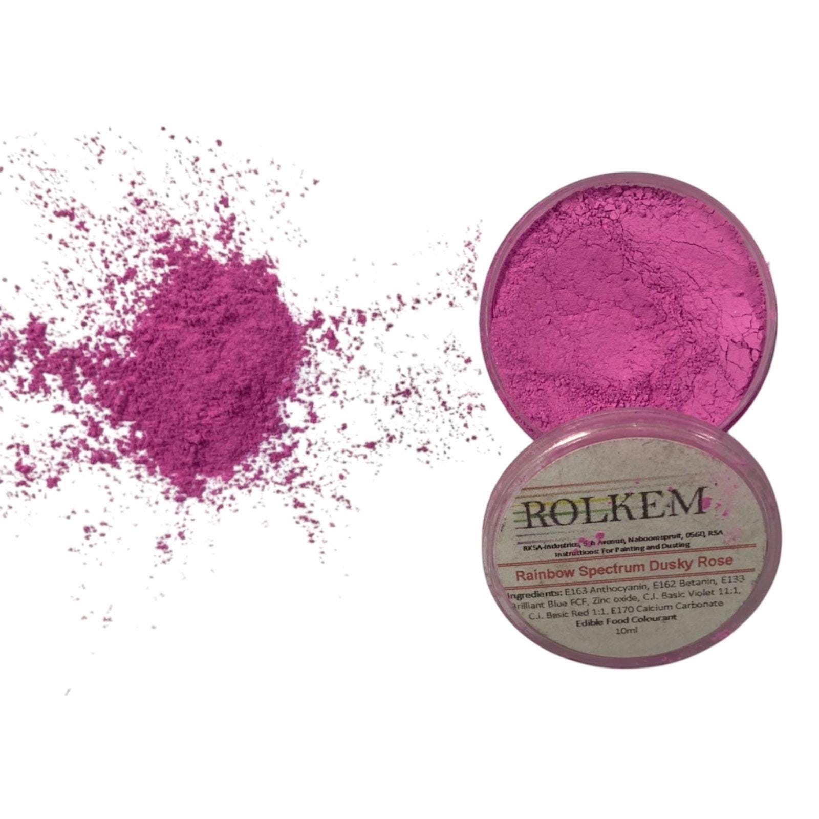 Rolkem Edible Cake Decorating Powder Colors Food Dusting 10ml ...