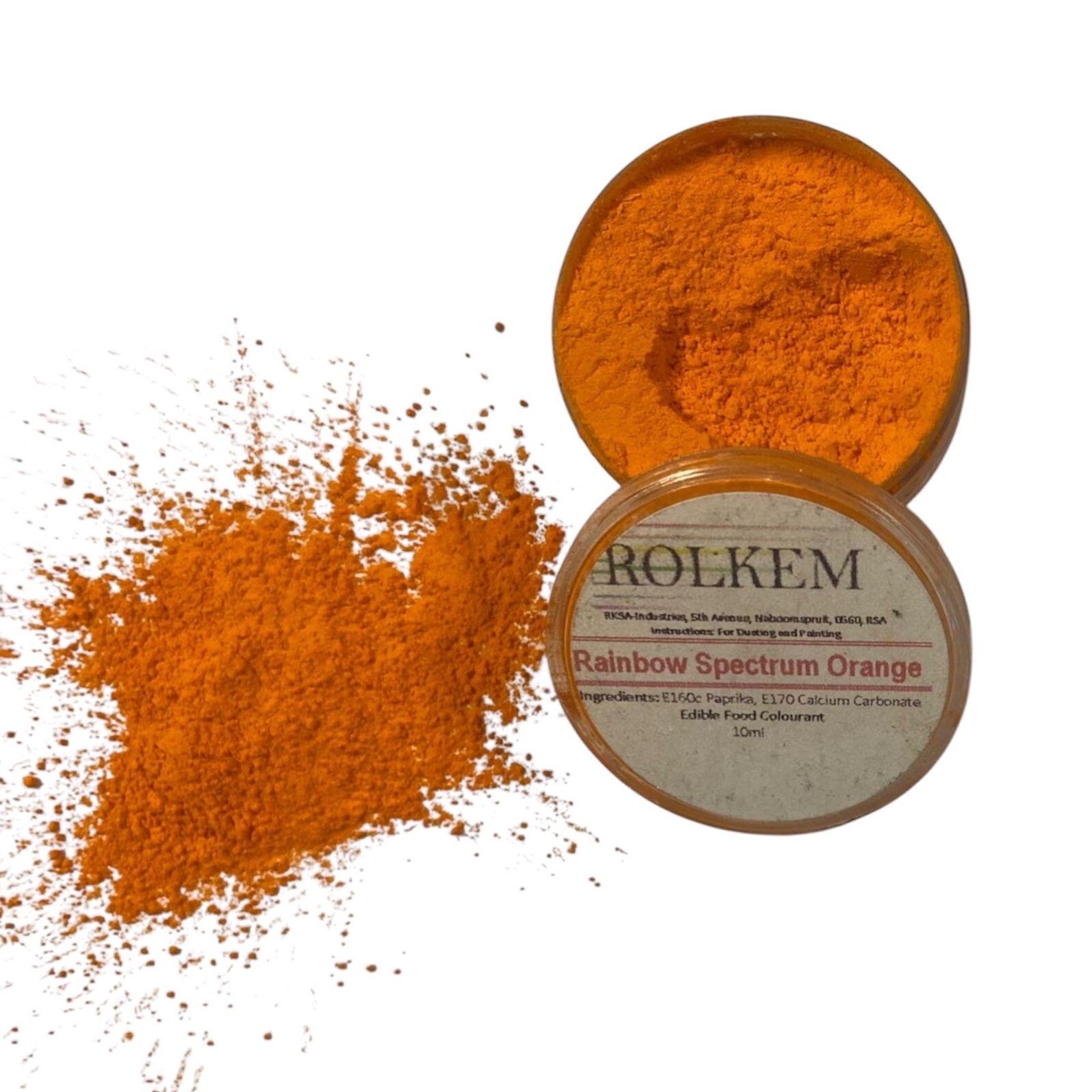 Rolkem Edible Cake Decorating Powder Colors Food Dusting 10ml ...