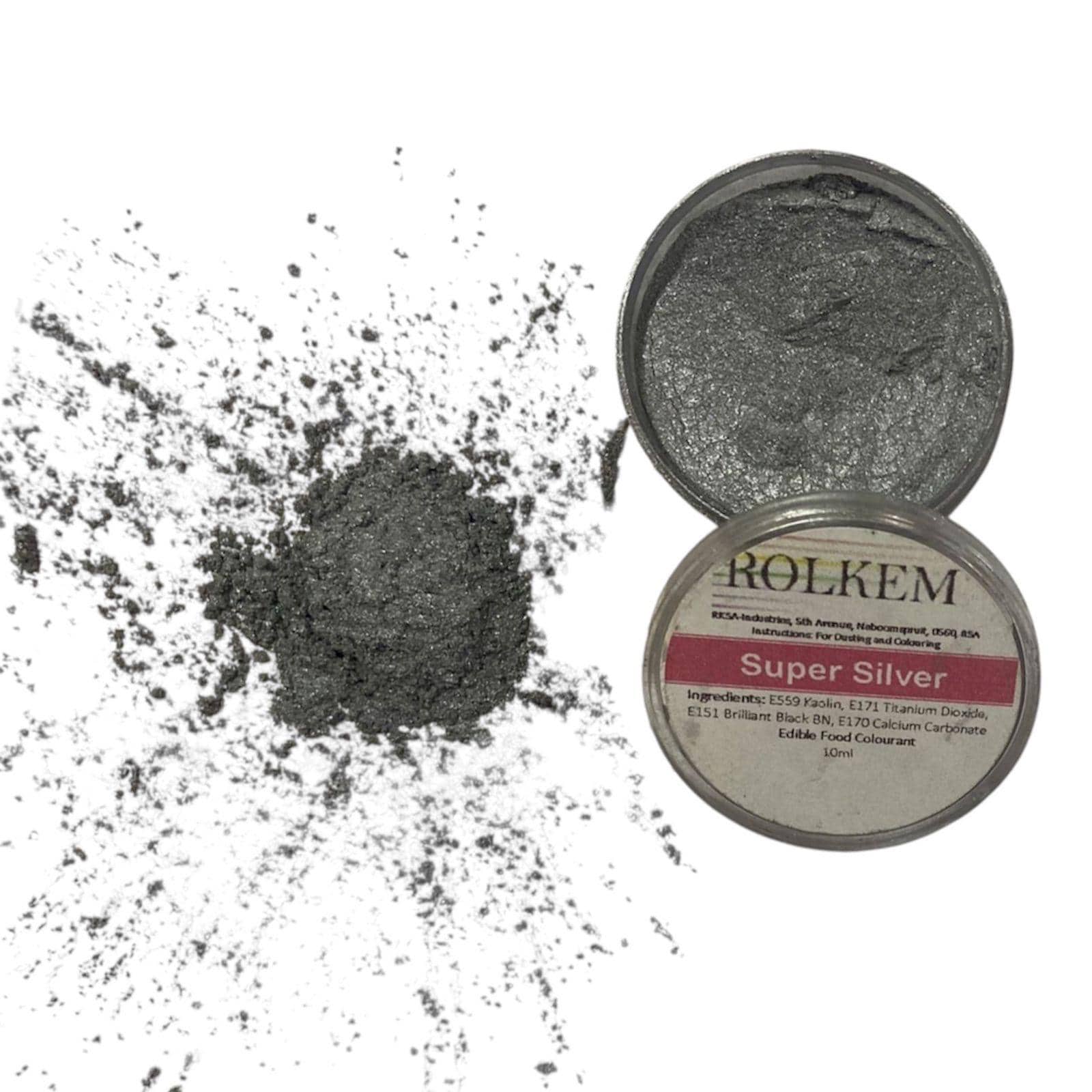 Rolkem Edible Cake Decorating Powder Colors Food Dusting 10ml ...