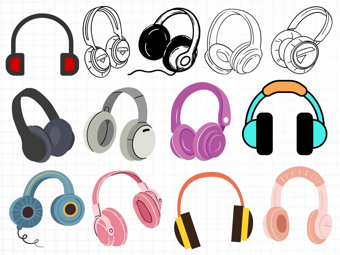 Headphone SVG\ Headset Svg\ DJ Svg\ Music Svg\ Headphones Clipart\ Cut ...