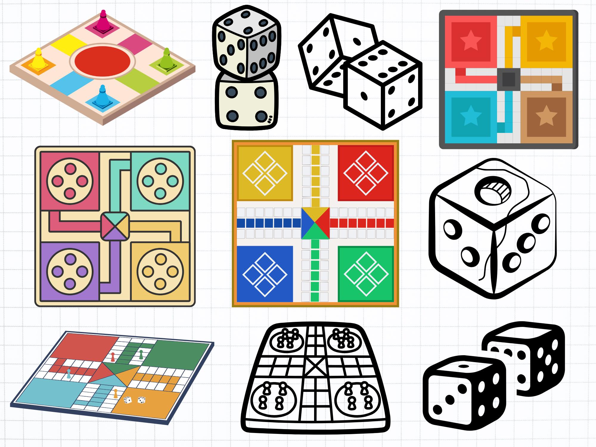 Ludo Game Instant Download, Printable Parcheesi Board Game Template SVG ...