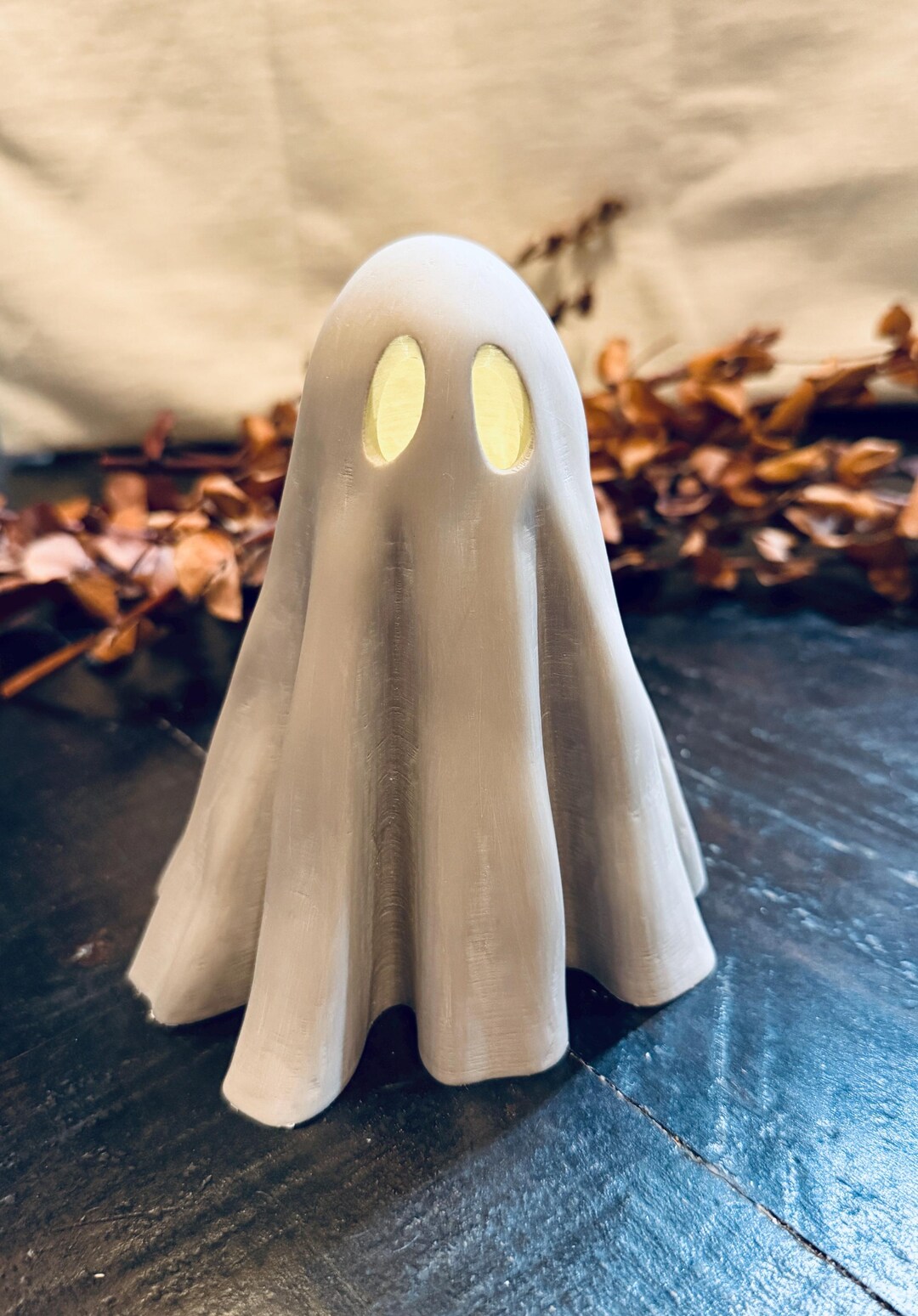 Large Flickering Ghost Figure With Tea Light, 3D Printed: Halloween ...