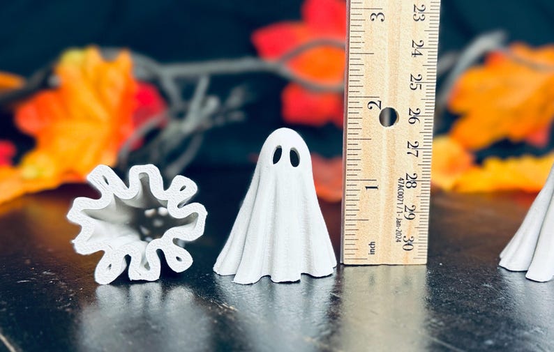 Mini Ghost Figurines (set of 5) – Halloween Decor – 3D Printed Ghosts ...