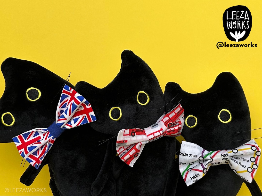 British Bow Ties for Nigel the Black Cat Plush, Nigel and Friends ...