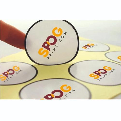 Custom Circle Logo Label Stickers – Tear-resistant, Durable ...