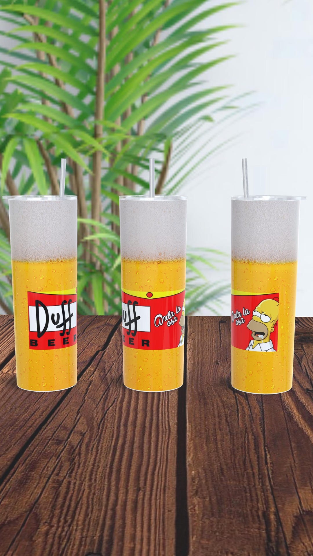 Duff Beer Glass Homer Simpson Beer Glass, Tumbler 20 Oz Coffee Glass ...