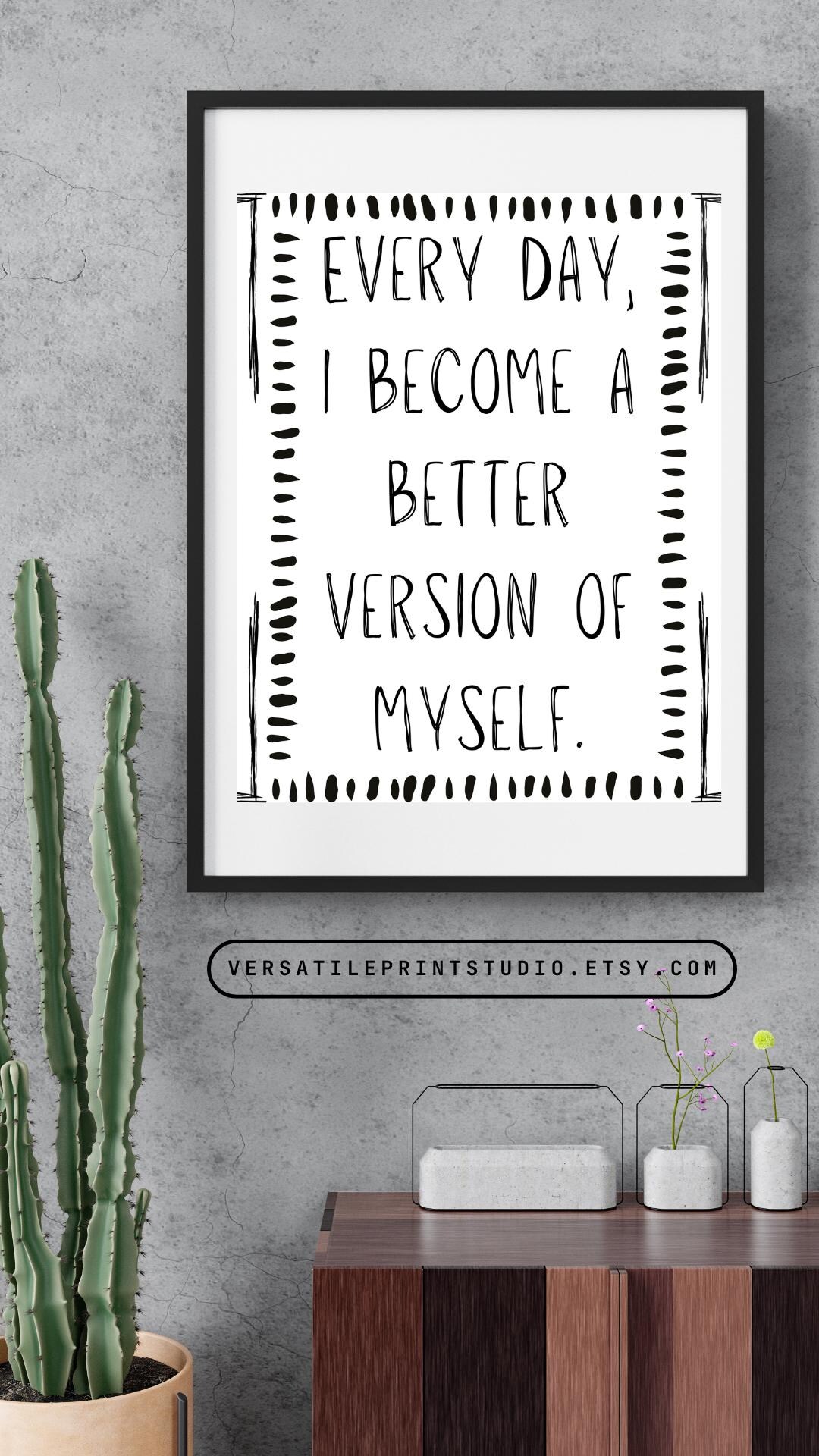 Digital Positive Affirmation Wall Decor - Etsy