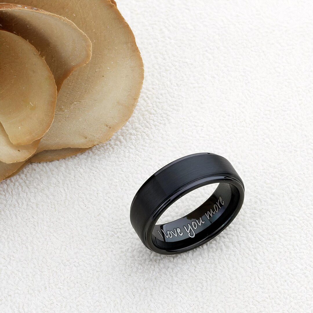 Personalized Promise Ring • Men's Promise Ring • Custom Ring for Men ...