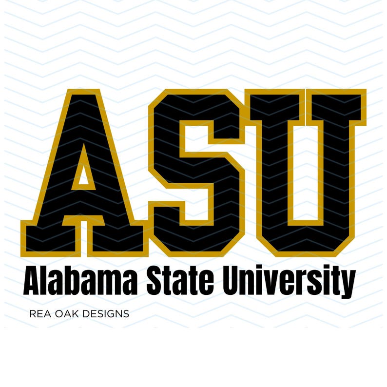 Alabama State University SVG, PNG, JPG Files (digital Download) - Etsy