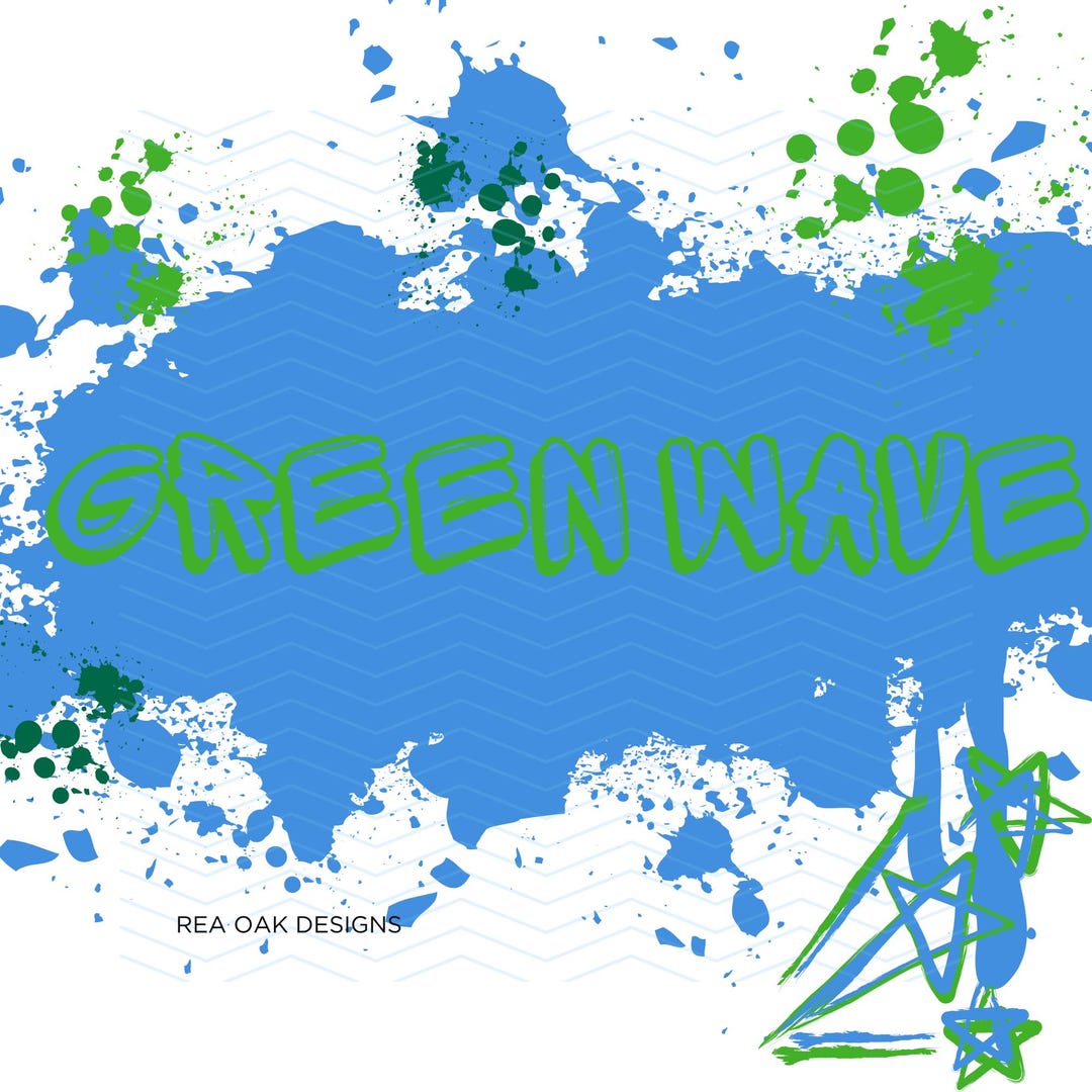 Greenwave SVG - Etsy