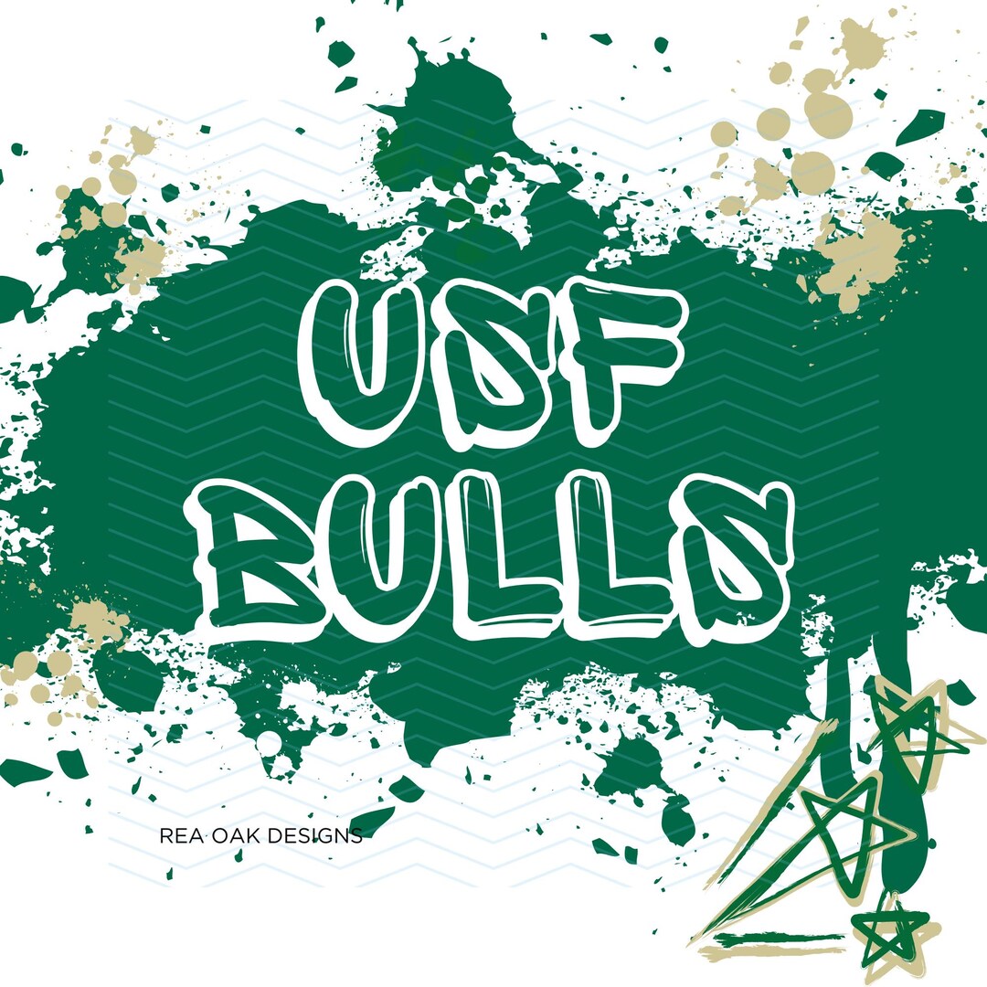 USF BULLS SVG - Etsy