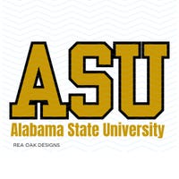 Alabama State University SVG - Etsy