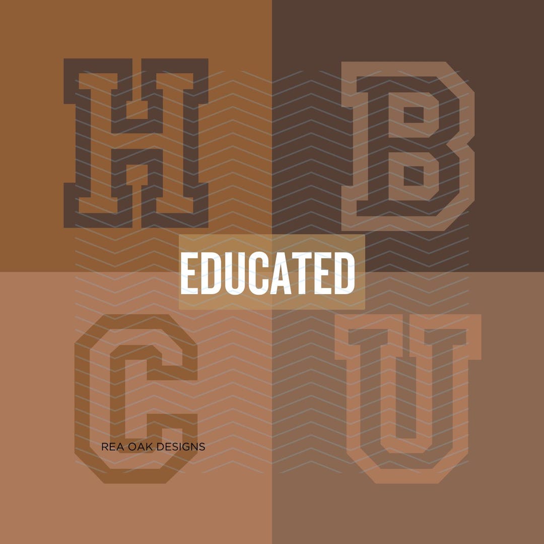 HBCU SVG File: T-shirt Design, Mugs, Tumblers (digital Download) - Etsy