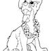 Coloring Page - Girl With a Dog, Download - Etsy