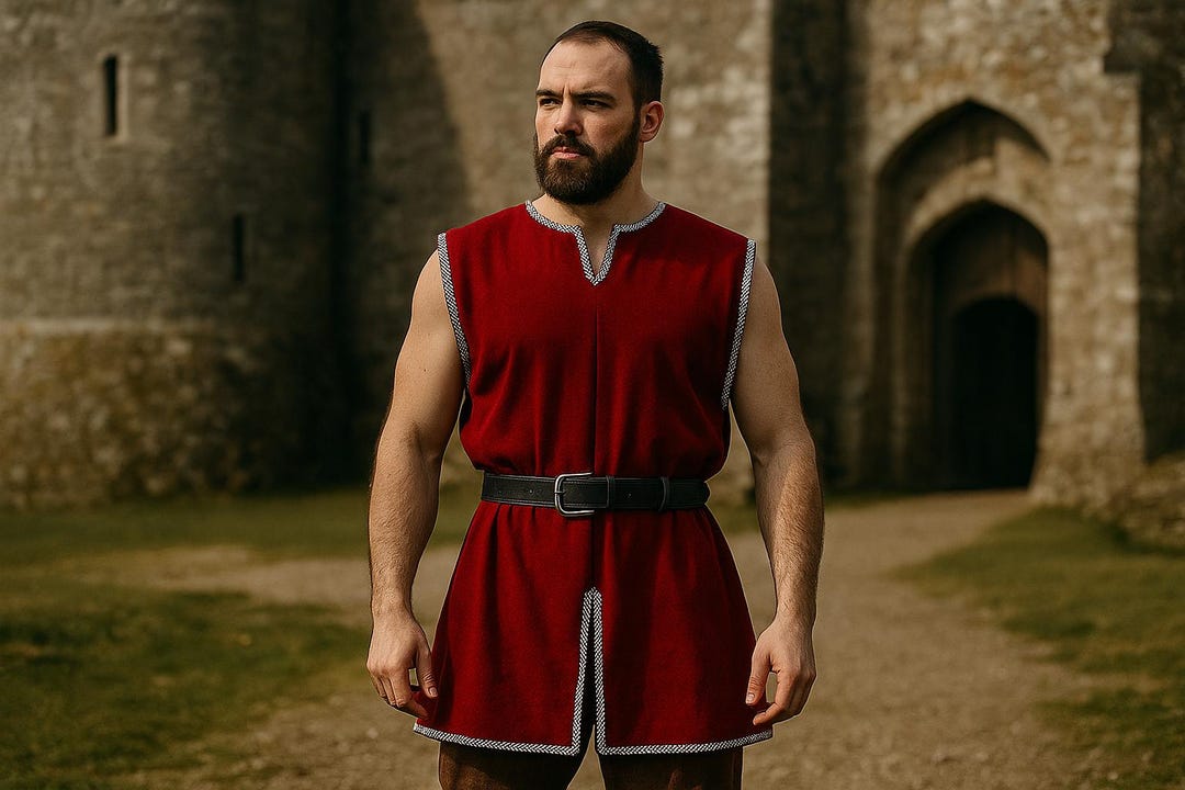 Renaissance Fair Mens Tunic, Medieval Viking Larp Tunic, Ren Faire ...