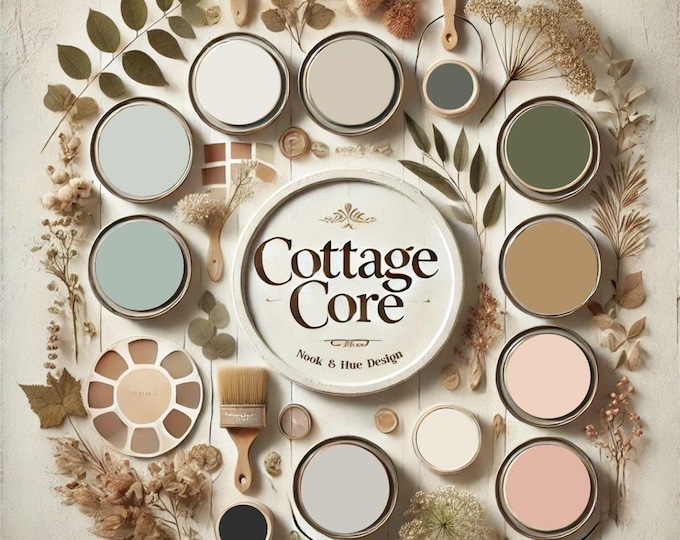 Cottagecore Home Paint Palette, Sherwin Williams 2025, Whole House ...