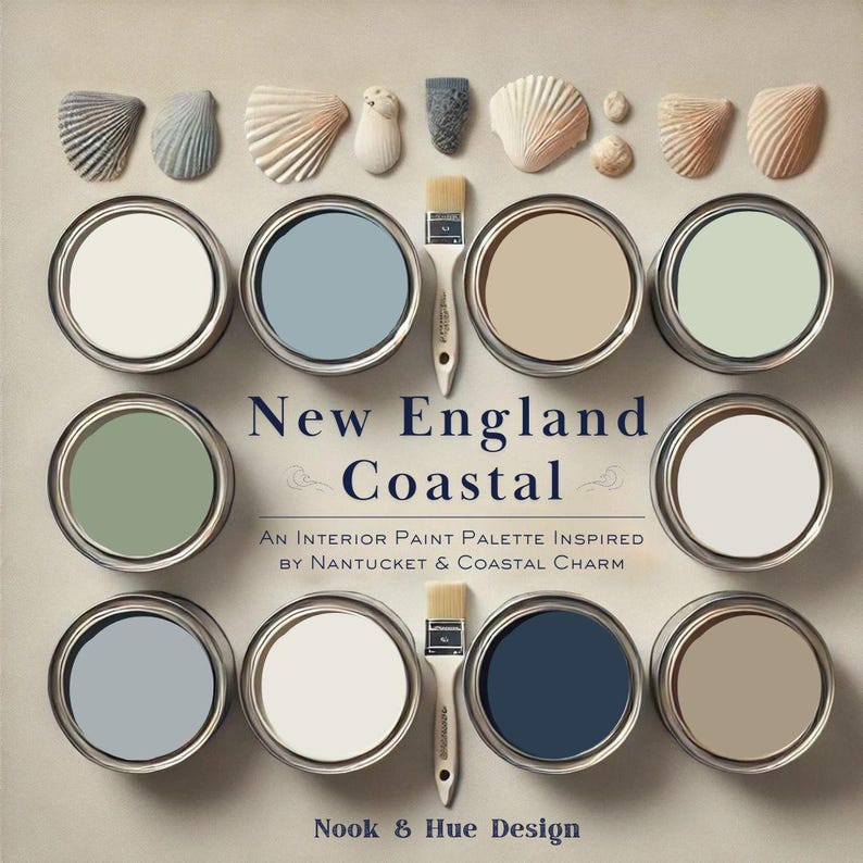 New England Coastal Color Palette | Sherwin-williams Paint Guide ...