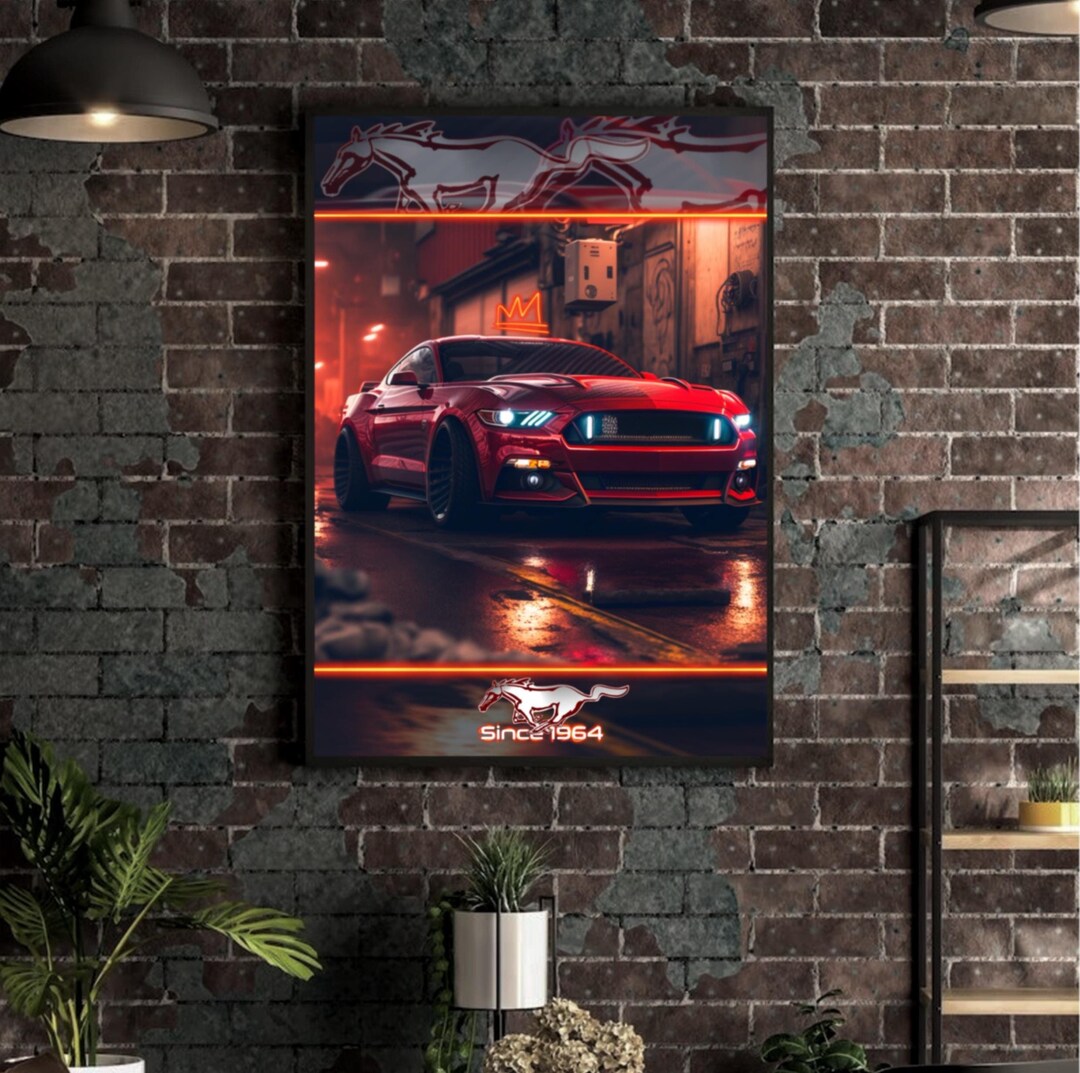 Ford Mustang GT, Cyberpunk Style - Etsy