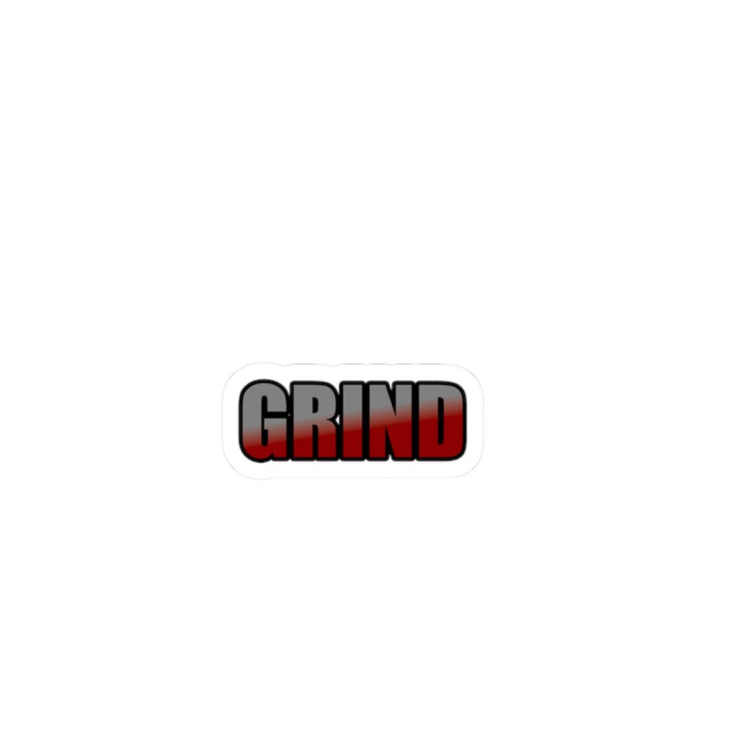 Grind Sticker Hustle Mindset Decal Success and Hard Work Vinyl ...