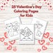 Bold + Easy Valentine's Day Coloring Pages for Kids, Toddlers ...