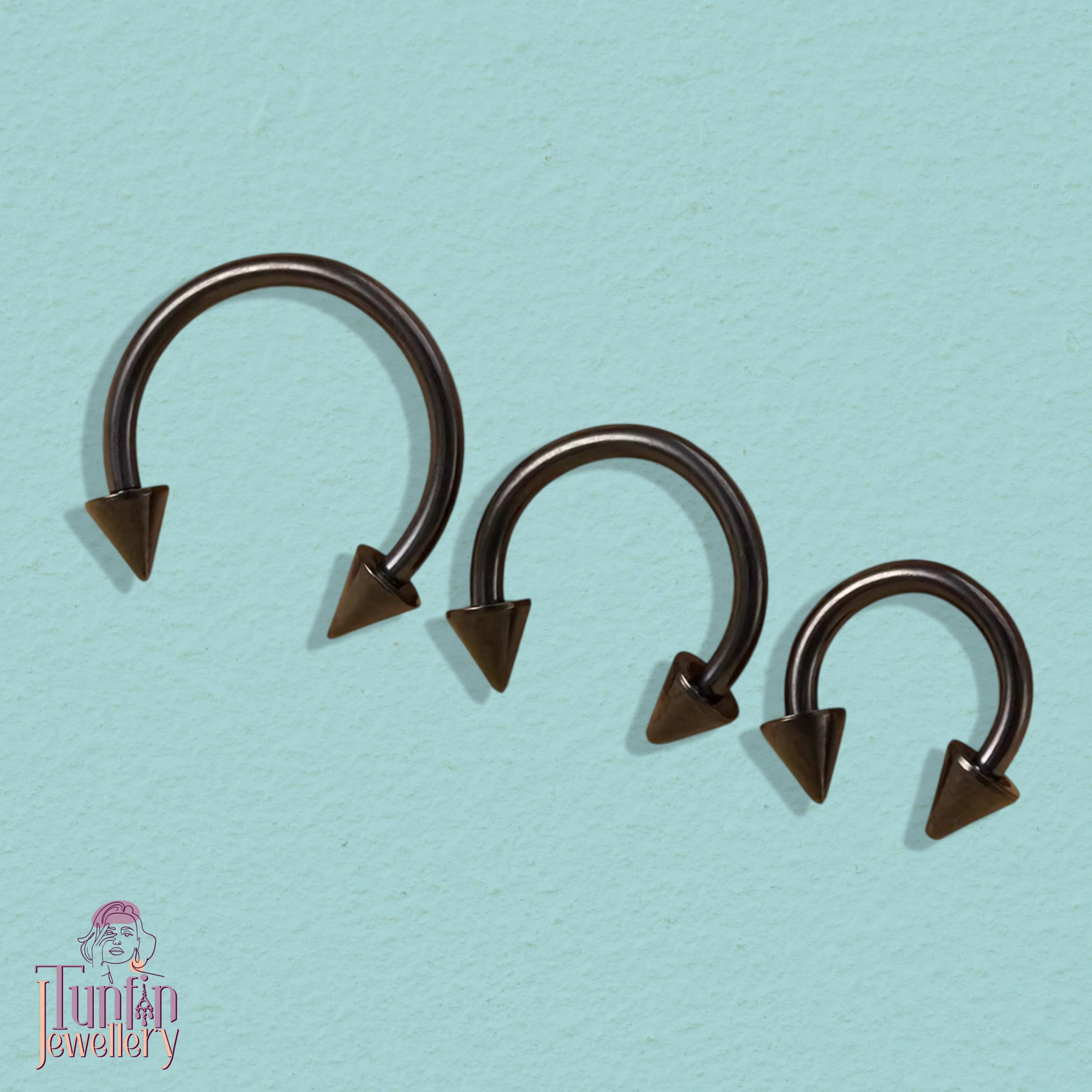 Horse Shoe Septum Spike Septum Spiked Septum Septum Ring Cone Septum ...