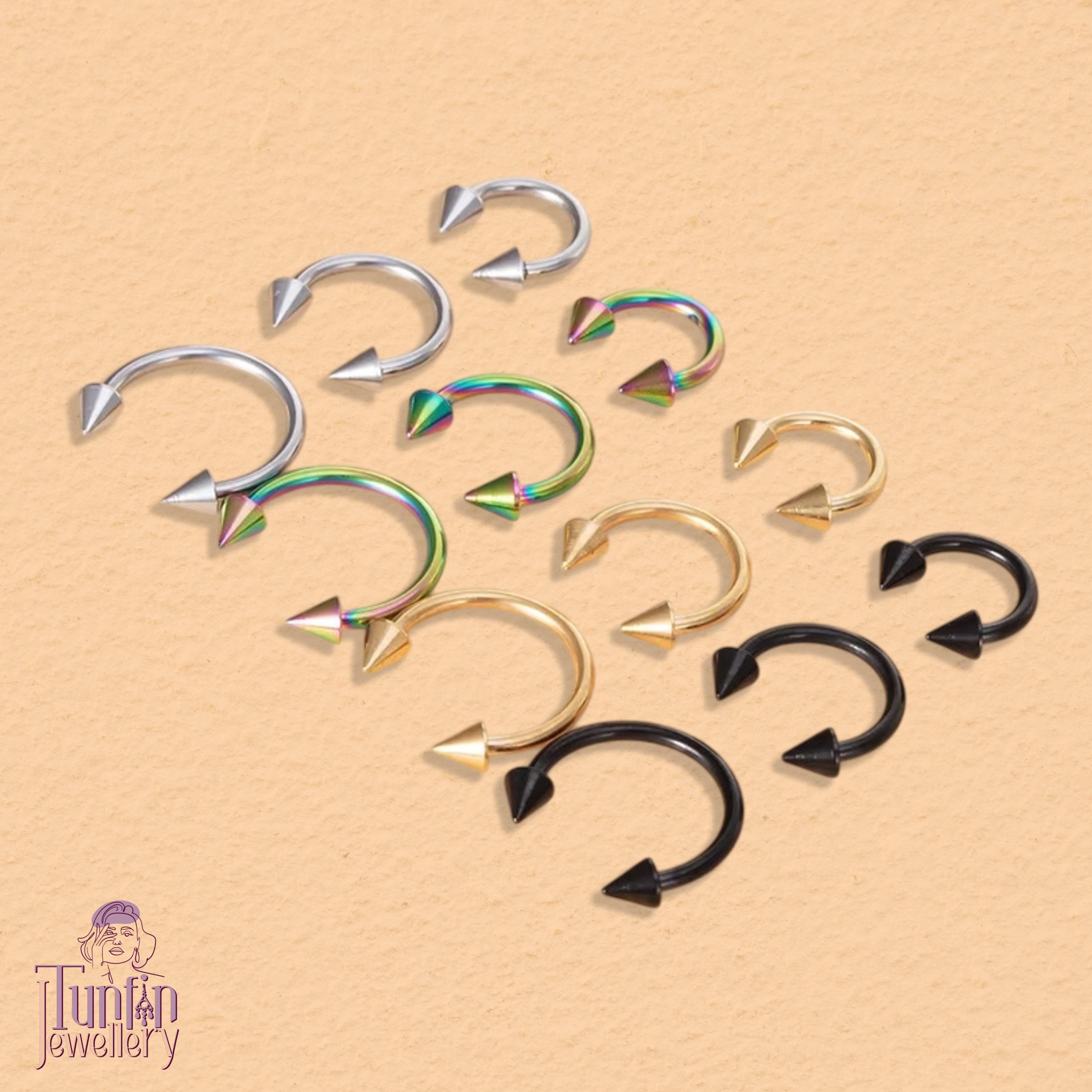 Horse Shoe Septum Spike Septum Spiked Septum Septum Ring Cone Septum ...