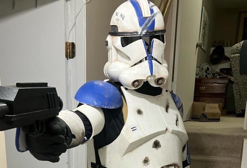 501st Clone Trooper Helmet: Custom 3D Printed Helmet - Etsy