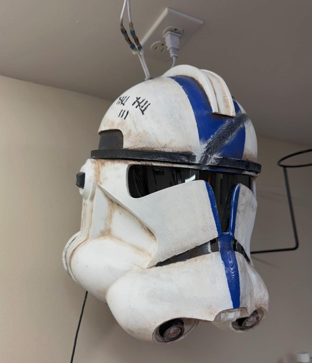 501st Clone Trooper Helmet: Custom 3D Printed Helmet - Etsy
