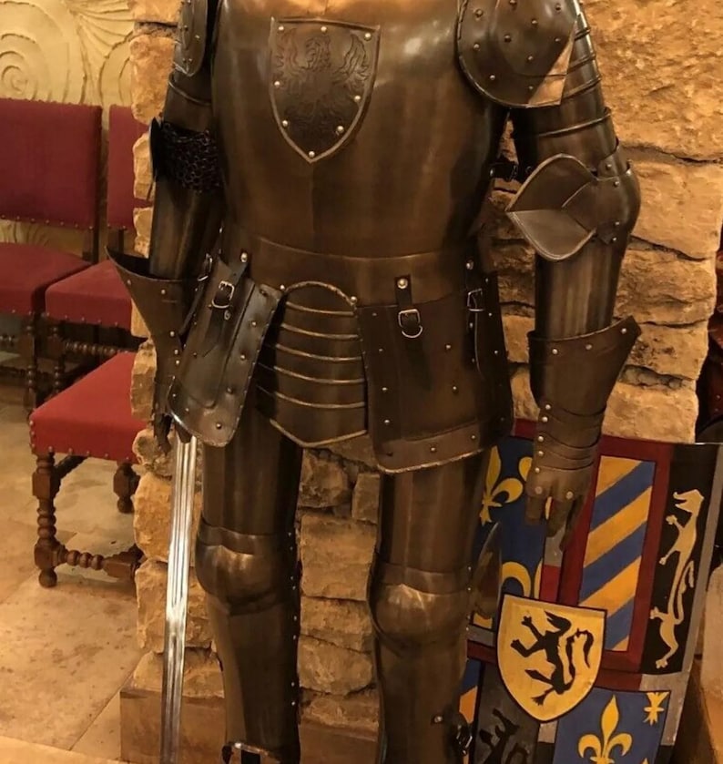 Medieval Knight Full Body Armor | Authentic Wearable Crusader Warrior ...